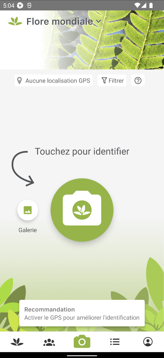PlantNet_Screen1 – Le virage numérique des lycées d'Île-de-France